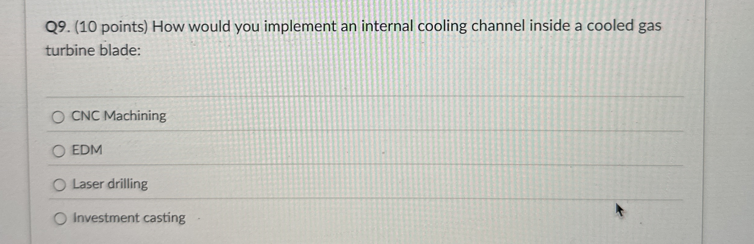 Solved Q9. (10 ﻿points) ﻿How would you implement an internal | Chegg.com