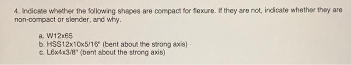 Solved 4. Indicate whether the following shapes are compact | Chegg.com