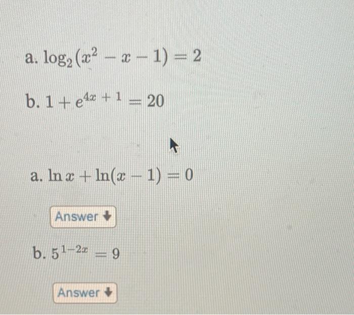 Solved Need help doing 1a, and 2b , Solve each equation for | Chegg.com