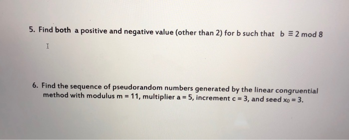 Solved 5. Find both a positive and negative value (other | Chegg.com