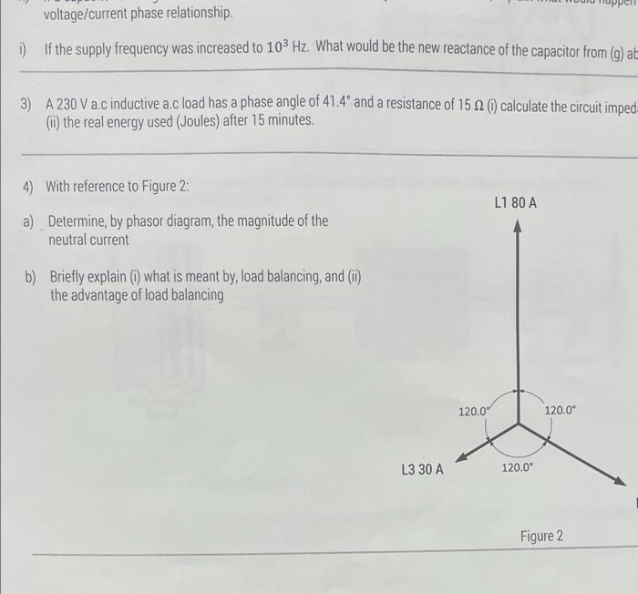 Solved a) Determine, by phasor diagram, the magnitude of the | Chegg.com