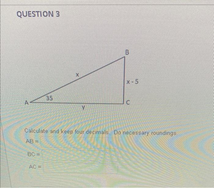 Solved QUESTION 3 Calculate and keep four decimals. Do | Chegg.com
