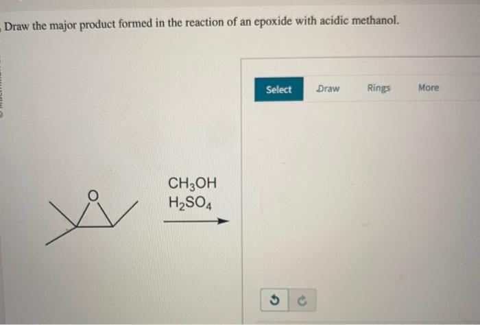 Solved Draw the major product formed in the reaction of an | Chegg.com