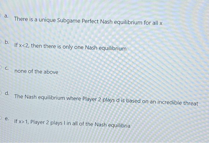 Solved Consider the following sequential game. Player 1 L L | Chegg.com