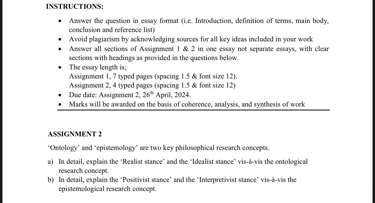 Solved INSTRUCTIONS:Answer the question in essay format | Chegg.com