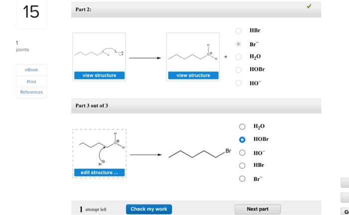 Solved 15 1 points eBook Print References Part 2: view | Chegg.com
