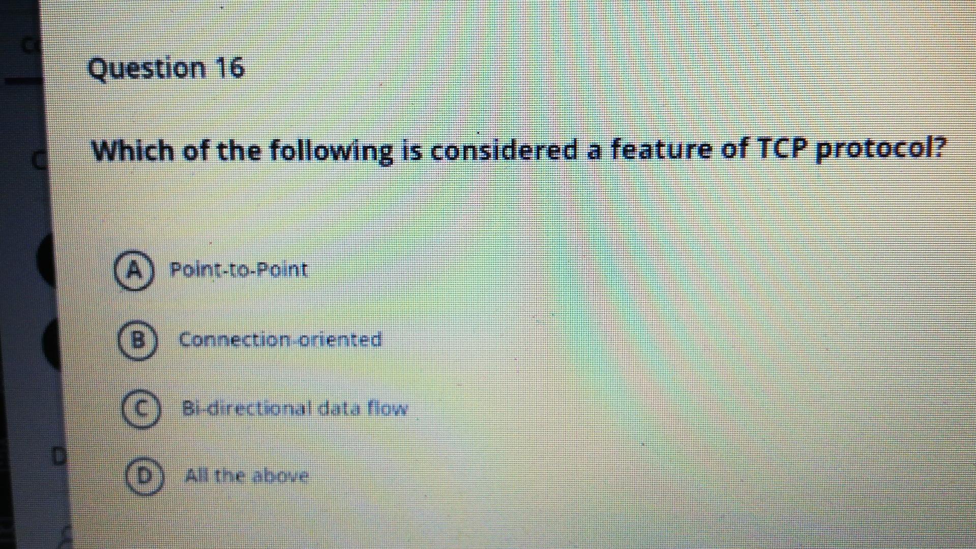 Solved Question 16 Which of the following is considered a | Chegg.com