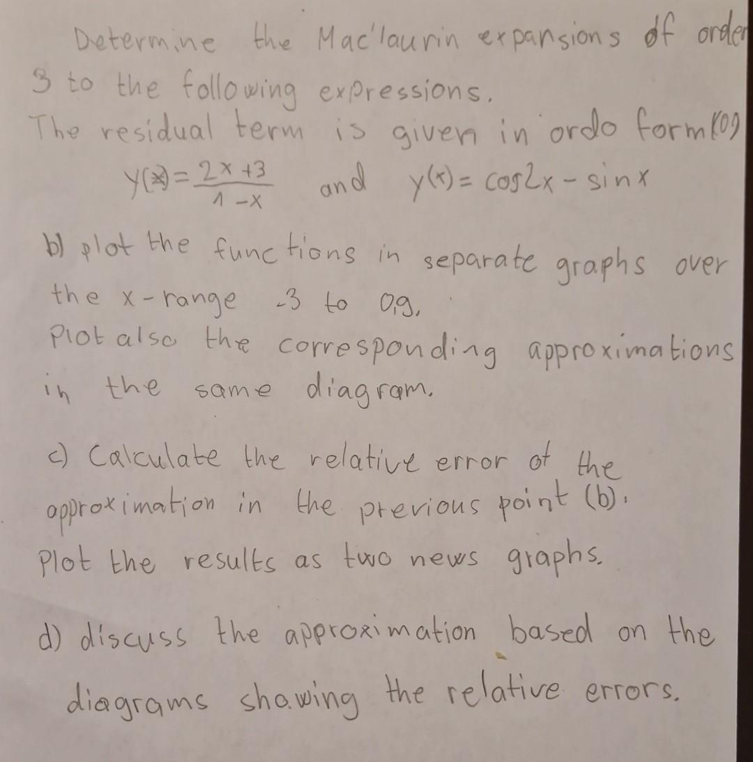 Solved Hi, I need to solve this question and the part of the | Chegg.com