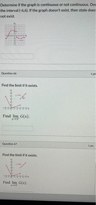 Solved Determine if the graph is continuous or not | Chegg.com