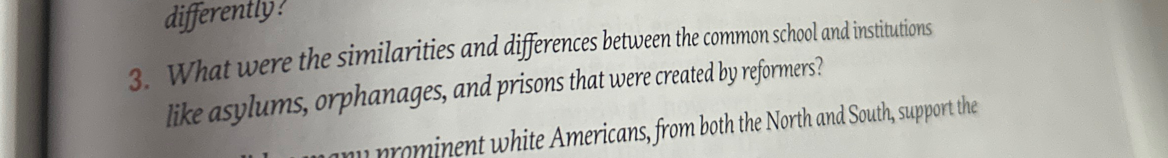 Solved What were the similarities and differences between | Chegg.com