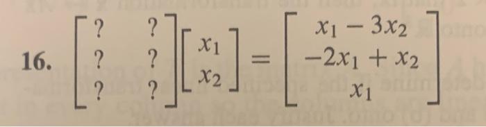 Solved fill in the missing values of the matrix, assuming | Chegg.com