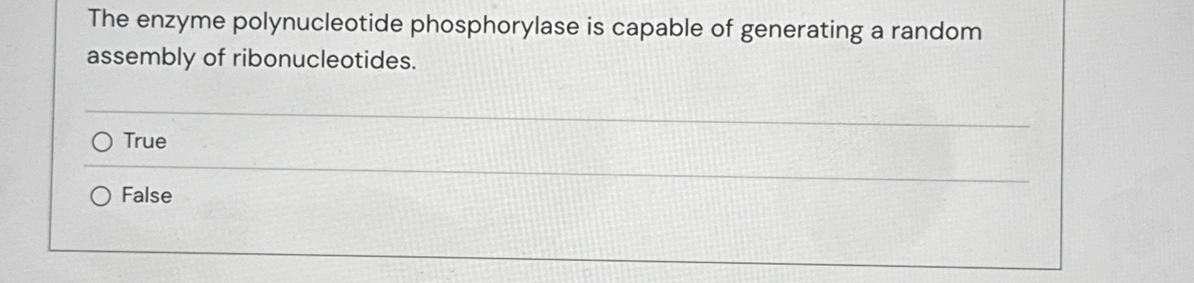 Solved The enzyme polynucleotide phosphorylase is capable of | Chegg.com