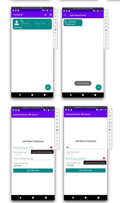 Solved Please use android studio and use only java language | Chegg.com