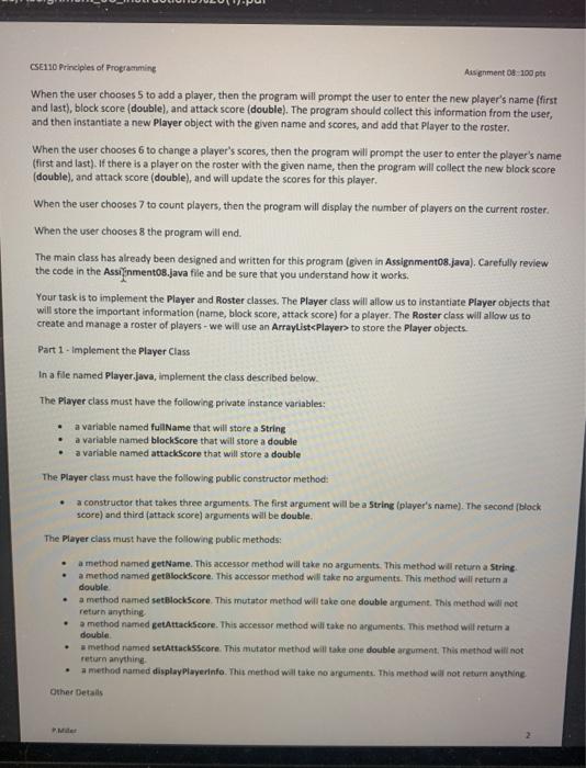 Solved in/Downloads/Assignment_08_Instructions%20(1).pdf CSE | Chegg.com