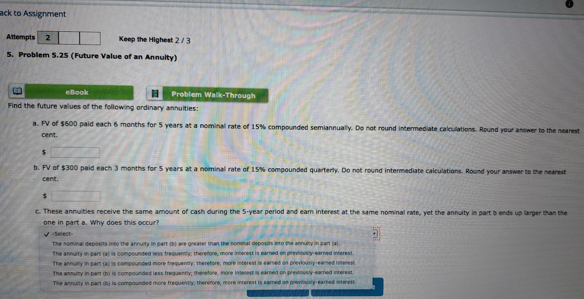 Solved ack to Assignment Attempts 2 Keep the Highest 2/3 5. | Chegg.com