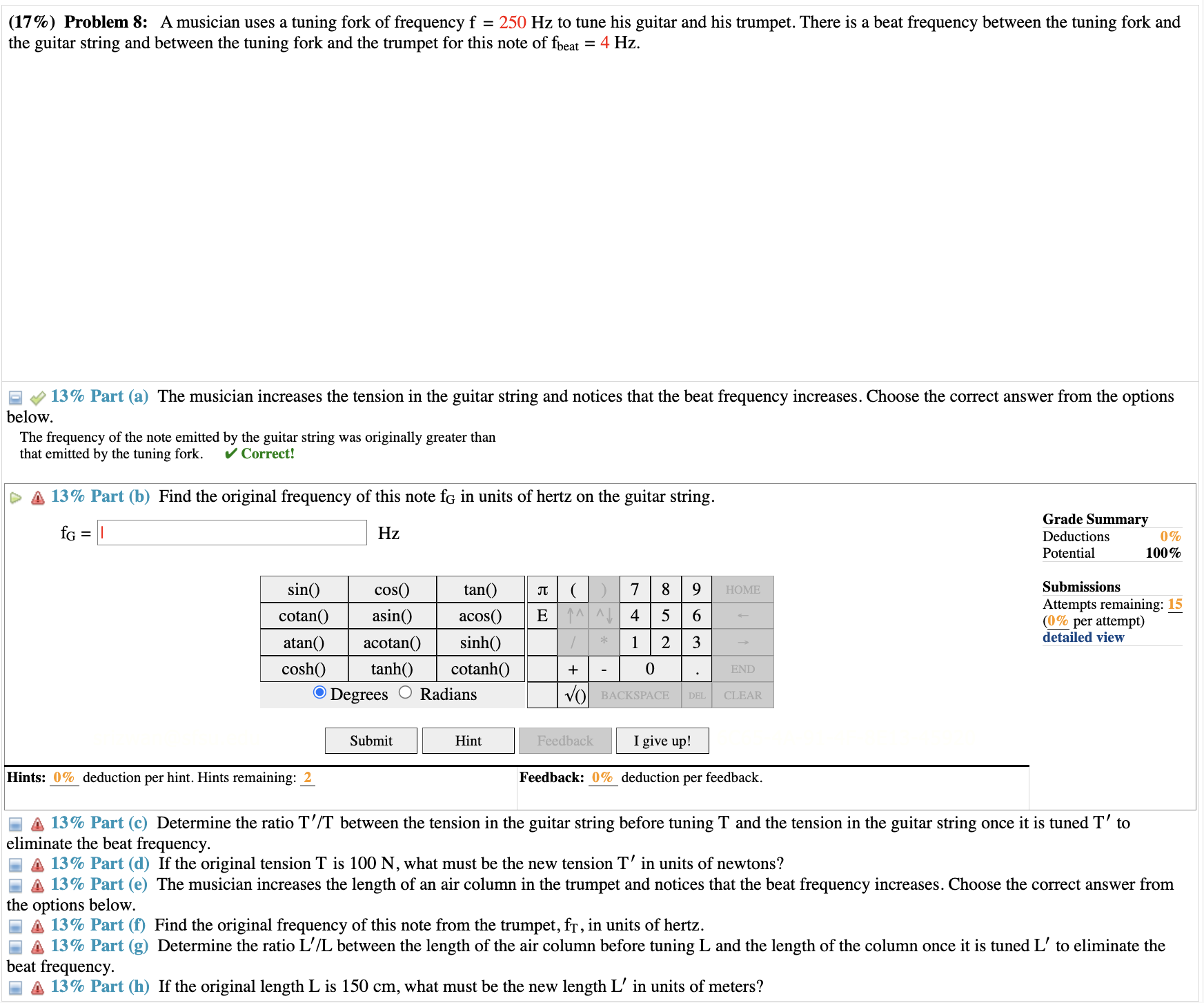 Solved Homework 10, ﻿Problem 8Please answer all parts | Chegg.com