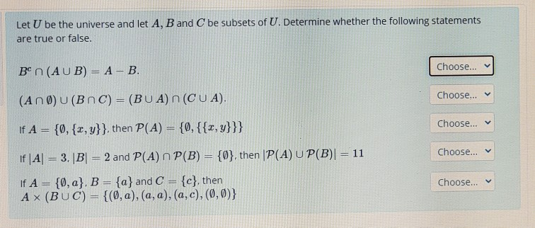 Solved T or F please help me to choose the correct answer | Chegg.com