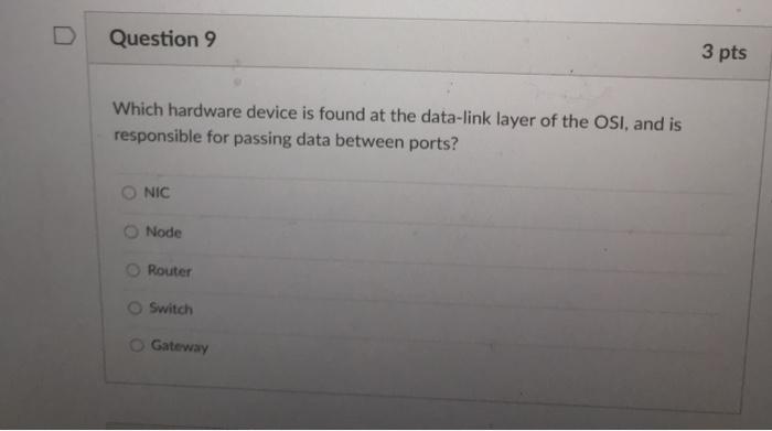 Solved Question 7 3 pts A leased line with the HDLC protocol | Chegg.com