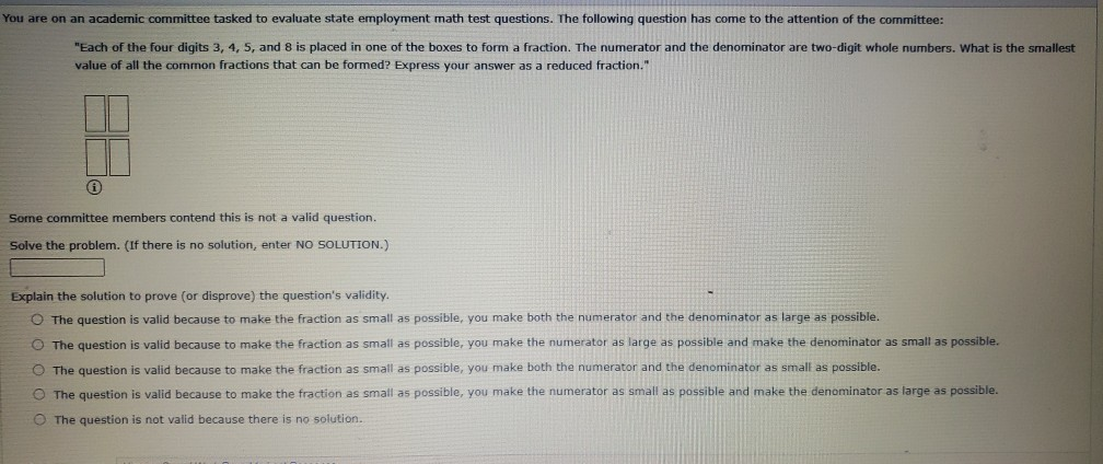 Solved You are on an academic committee tasked to evaluate | Chegg.com