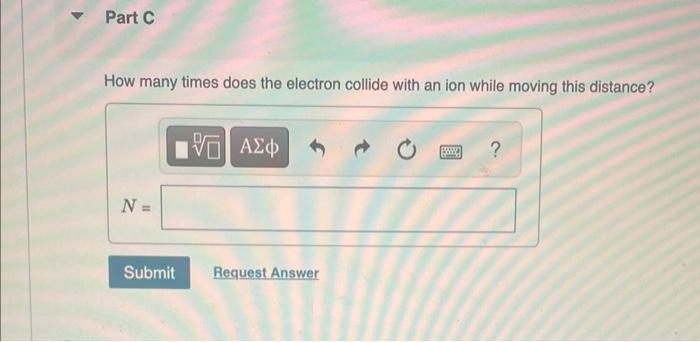 Solved The mean time between collisions for electrons in a | Chegg.com