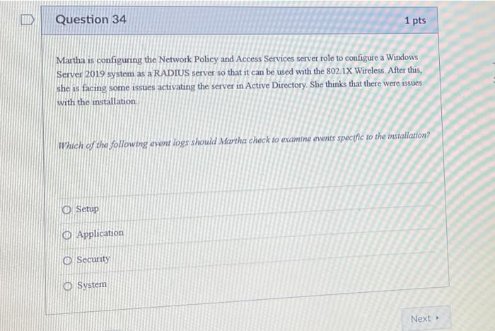 Solved Question 31 1 pts If a newly created firewall allows | Chegg.com
