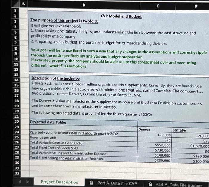 Solved The purpose of this project is twofold: It will give | Chegg.com