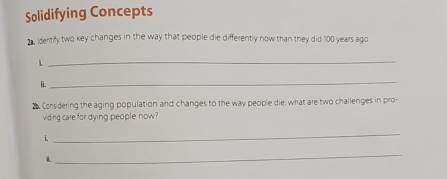 Solved Solidifying Concepts2a. ﻿Identify two key changes in | Chegg.com