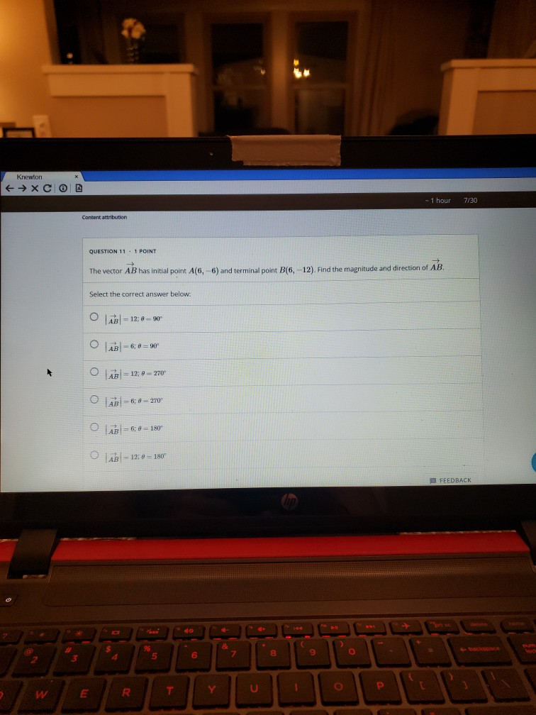 Solved Knewton →XCO - 1 hour 7/30 Content attribution | Chegg.com