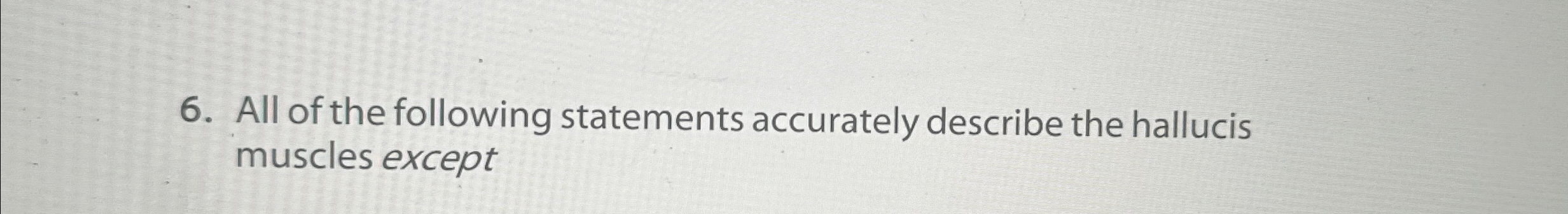 Solved All of the following statements accurately describe | Chegg.com