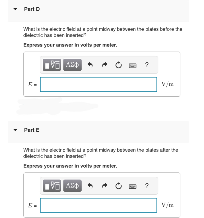 Solved A parallel-plate capacitor has capacitance C=12.5pF | Chegg.com