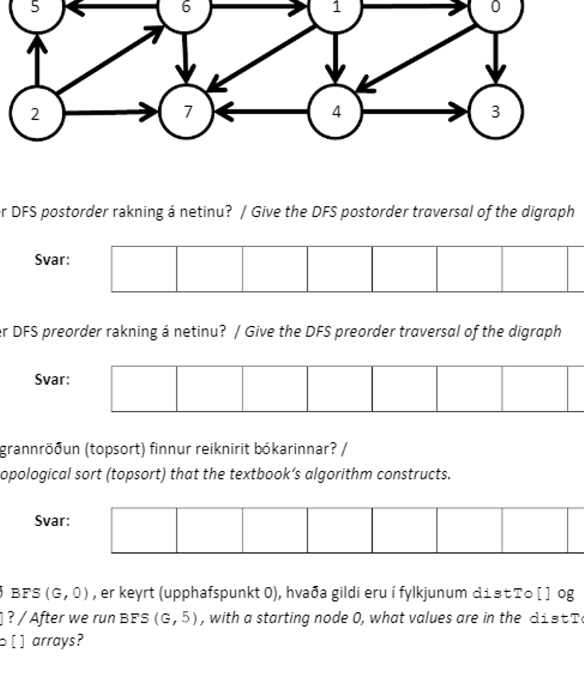 Solved a)Give the DFS postorder traversal of the digraphb) | Chegg.com Solved a)Give the DFS postorder traversal of the digraphb) | Chegg.com