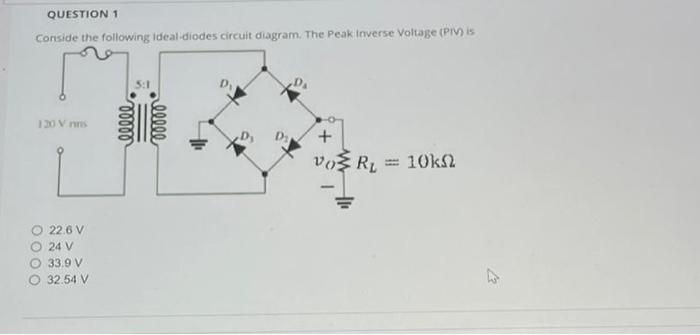 Solved Conside the following Ideal-diodes circuit diagram. | Chegg.com