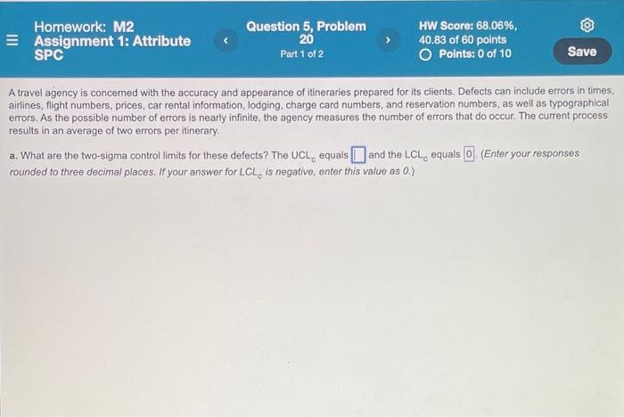 Solved Homework: M2 Assignment 1: Attribute SPC Question 5, | Chegg.com