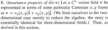 (Invariance property of div v) Lei a C1 vector field | Chegg.com