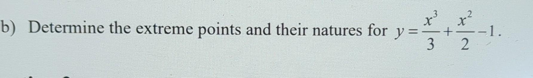 Solved Determine the extreme points and their natures for | Chegg.com