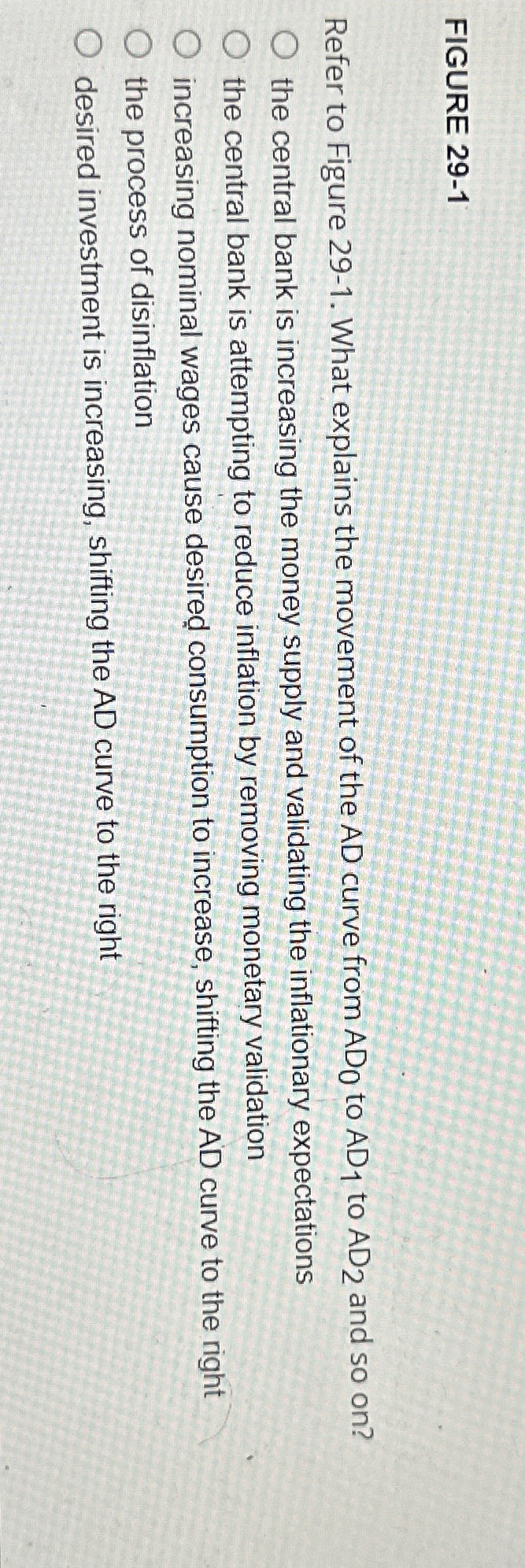 Solved FIGURE 29-1Refer to Figure 29-1. ﻿What explains the | Chegg.com