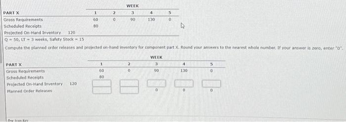 Solved Compute the planned order releases and projected | Chegg.com