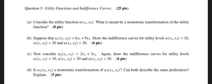 Solved Consider the utility function 𝑢(𝑥1, 𝑥2). What is | Chegg.com