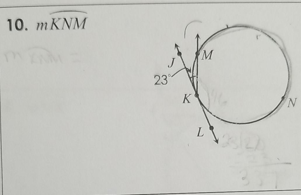 Solved 10. MKNM M M 23 K N L | Chegg.com