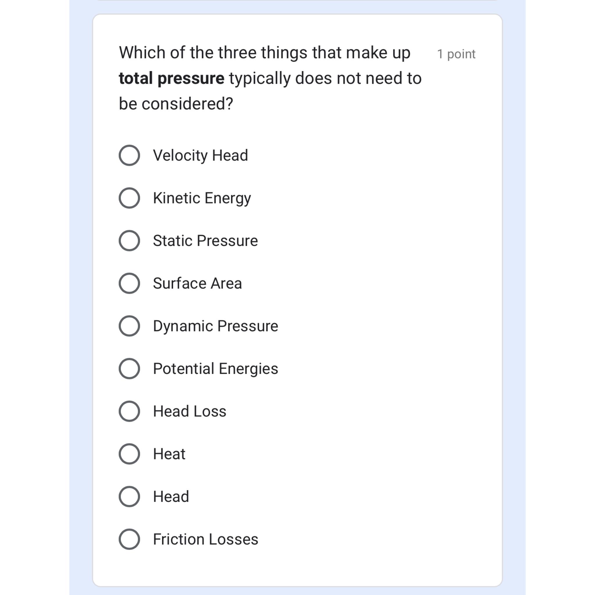 Solved Which of the three things that make up1 ﻿point total | Chegg.com