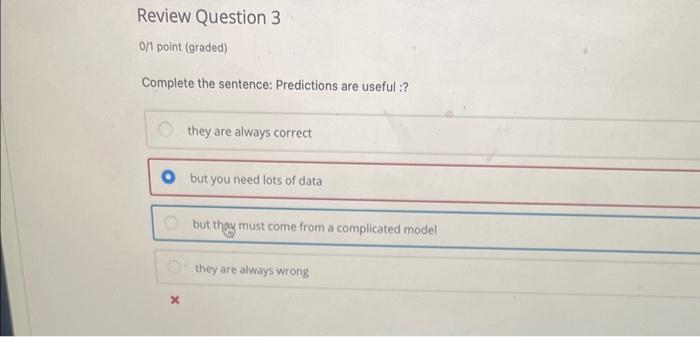 Solved O/1 point (graded) Complete the sentence: Predictions | Chegg.com