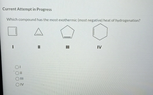 Solved Current Attempt in ProgressWhich compound has the | Chegg.com