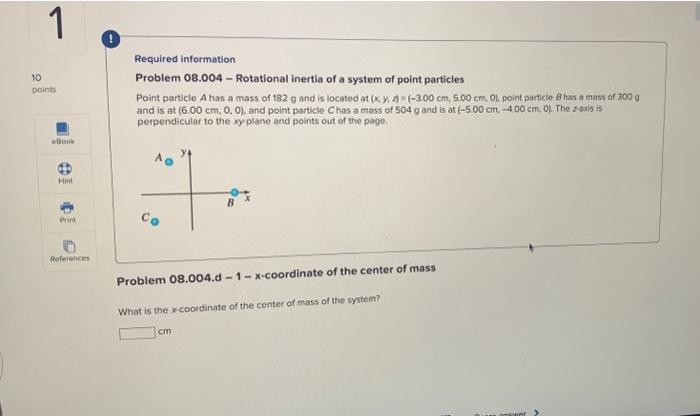 Solved Required information Problem 08.004 - Rotational | Chegg.com