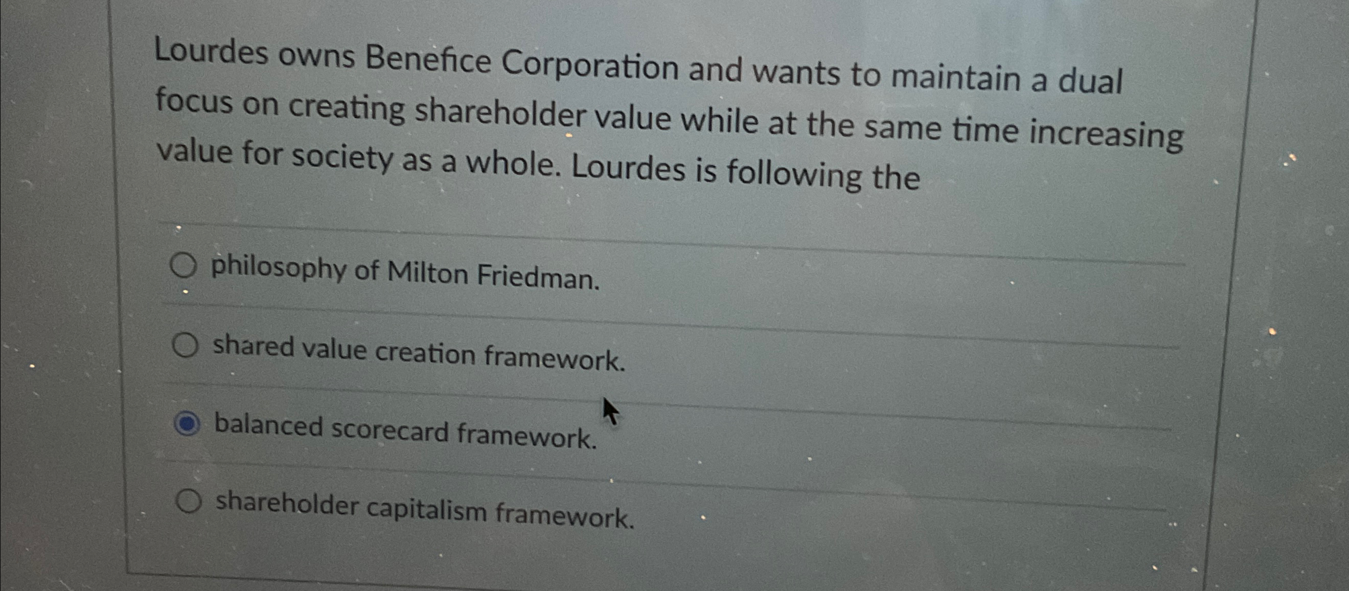 Solved Lourdes owns Benefice Corporation and wants to | Chegg.com