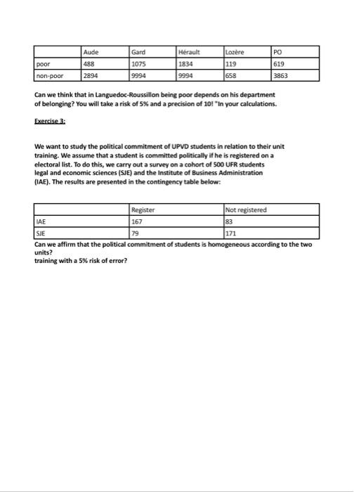 Solved you can solve exercises? because it has already been | Chegg.com