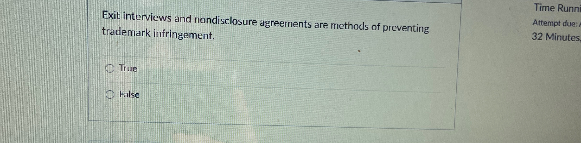 Solved Exit interviews and nondisclosure agreements are | Chegg.com