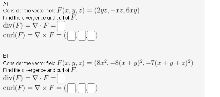 Solved A)Consider the vector field | Chegg.com