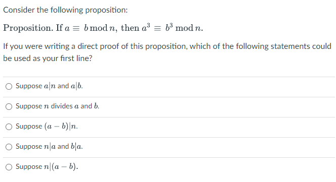 Solved Consider the following proposition:Proposition. If | Chegg.com