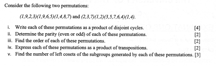 Solved Consider the following two | Chegg.com