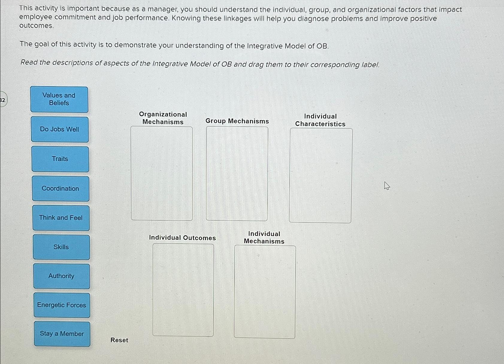 Solved This activity is important because as a manager, you | Chegg.com